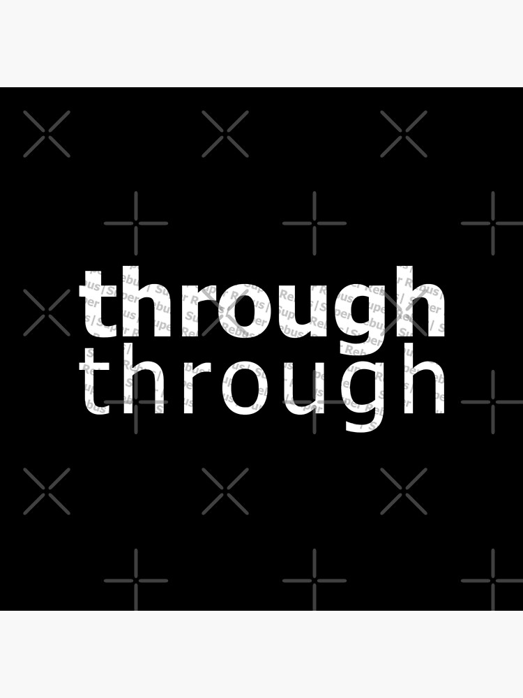 "Through thick and thin | Super Rebus | Brain Puzzle" Art Board Print ...