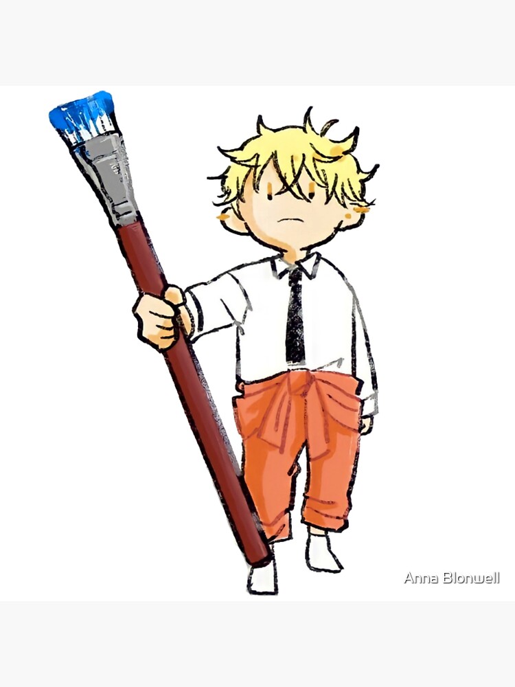 "Blue Period : chibi Yatora Yaguchi painting" Poster by ShindouArt ...