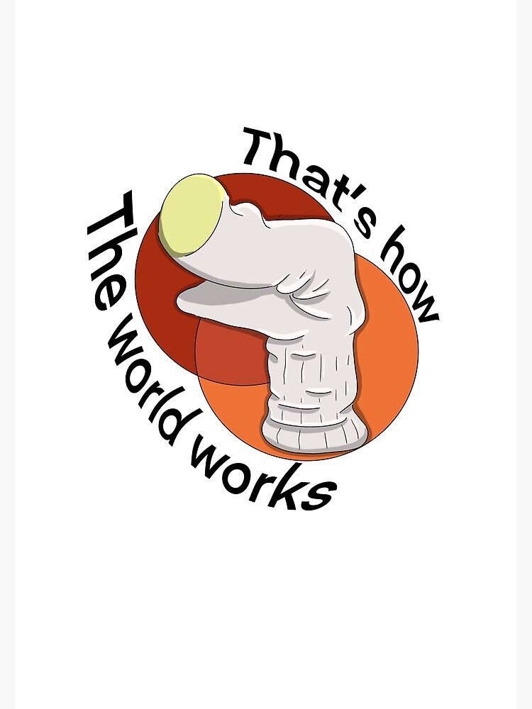 "Bo Burnham that's how the world works" Poster for Sale by ...