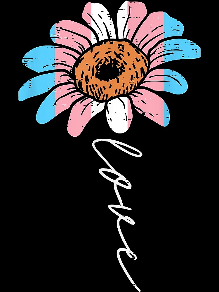 "Sunflower Love Transgender Trans Pride Flag Transsexual LGBT" Art ...