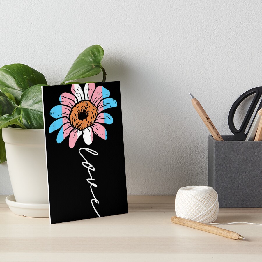 "Sunflower Love Transgender Trans Pride Flag Transsexual LGBT" Art ...