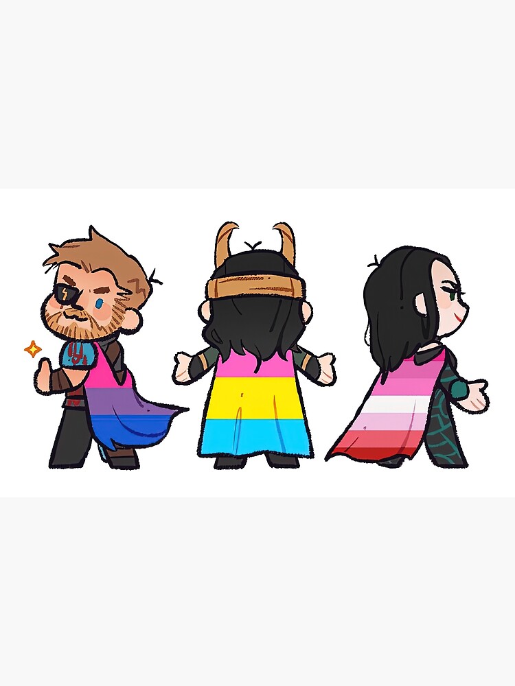 "Chibi tv series Bisexual LGBT Happy Pride Month" Poster for Sale by ...