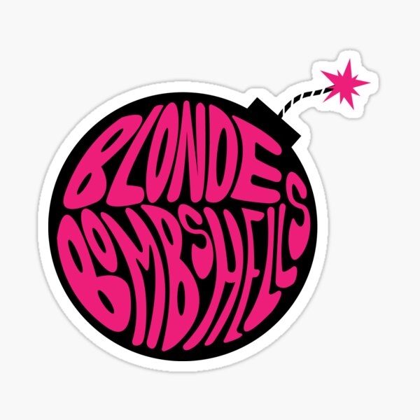 "Blonde Bombshells Full Color" Sticker for Sale by brandsip | Redbubble