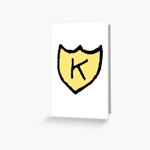 "K Records Logo" Greeting Card by Blk0Rec | Redbubble