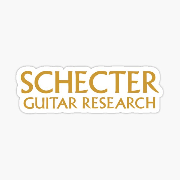 "Simple Schecter Design" Sticker for Sale by janssander | Redbubble