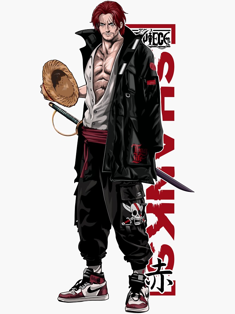 "Shanks" Sticker by Joker7 | Redbubble