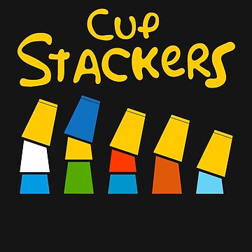 "Cup Stackers Sport Stacking Cup Stack Speed Stacking " Sticker for ...