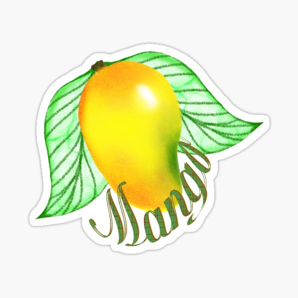 "Mango Sticker" Sticker for Sale by SGupta20 | Redbubble