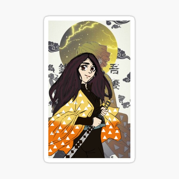 "Zenitsu: Demon Slayer " Sticker by soontobesenpai | Redbubble