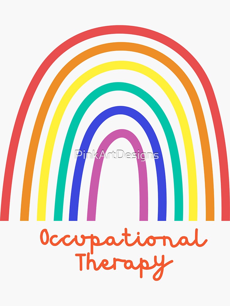 "Occupational Therapy rainbow design" Sticker for Sale by ...