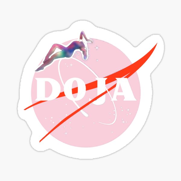 "Doja cat nasa" Sticker for Sale by Carolineee112 | Redbubble