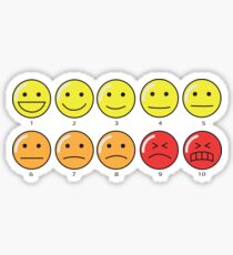 Baymax Pain Scale Stickers | Redbubble