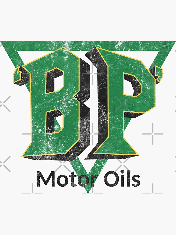 "BP Classic Motor Oils Vintage" Sticker for Sale by quark | Redbubble