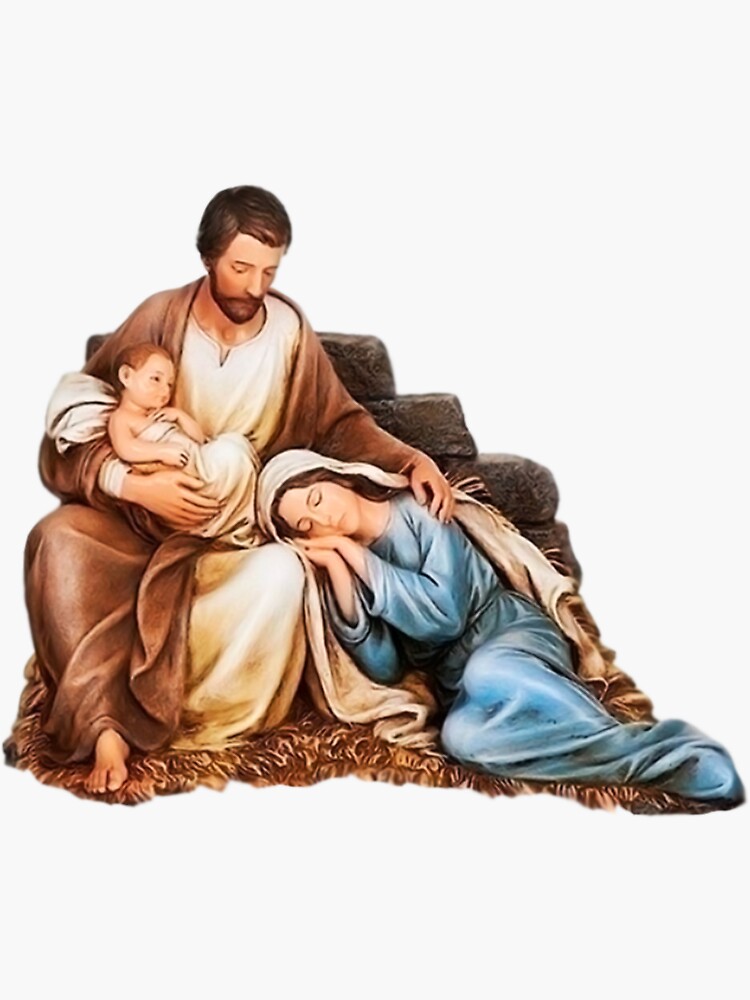 "Holy Family" Sticker for Sale by alinerope | Redbubble