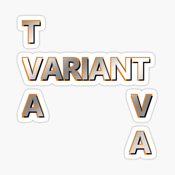 "Variant of the TVA" Sticker by Kyllerbuzcut | Redbubble