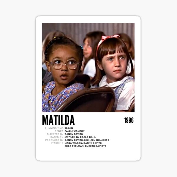 "Matilda " Sticker by Kelseryincav | Redbubble