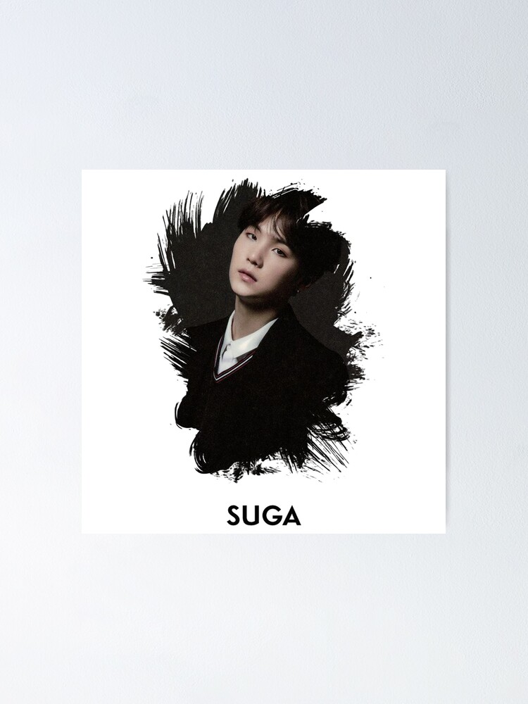 "BTS_SUGA" Poster for Sale by stephylee88 | Redbubble