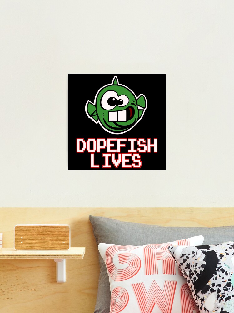 Dopefish Meme Dopefish Lives Retro PC Gamer Classic Video Game