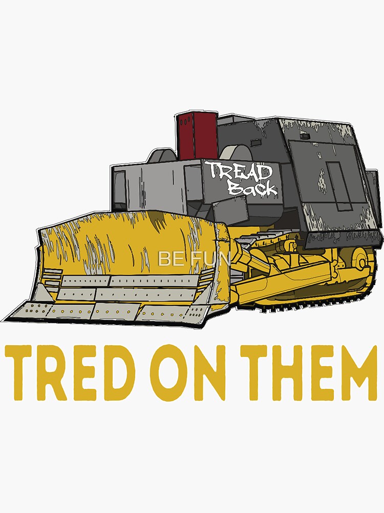 "killdozer " Sticker for Sale by ZORO33 | Redbubble