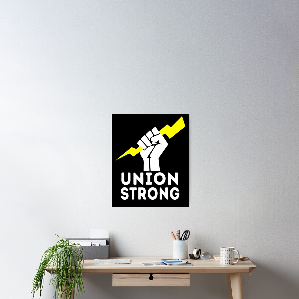 "ibew Electrician Union Strong " Poster for Sale by ZORO33 | Redbubble