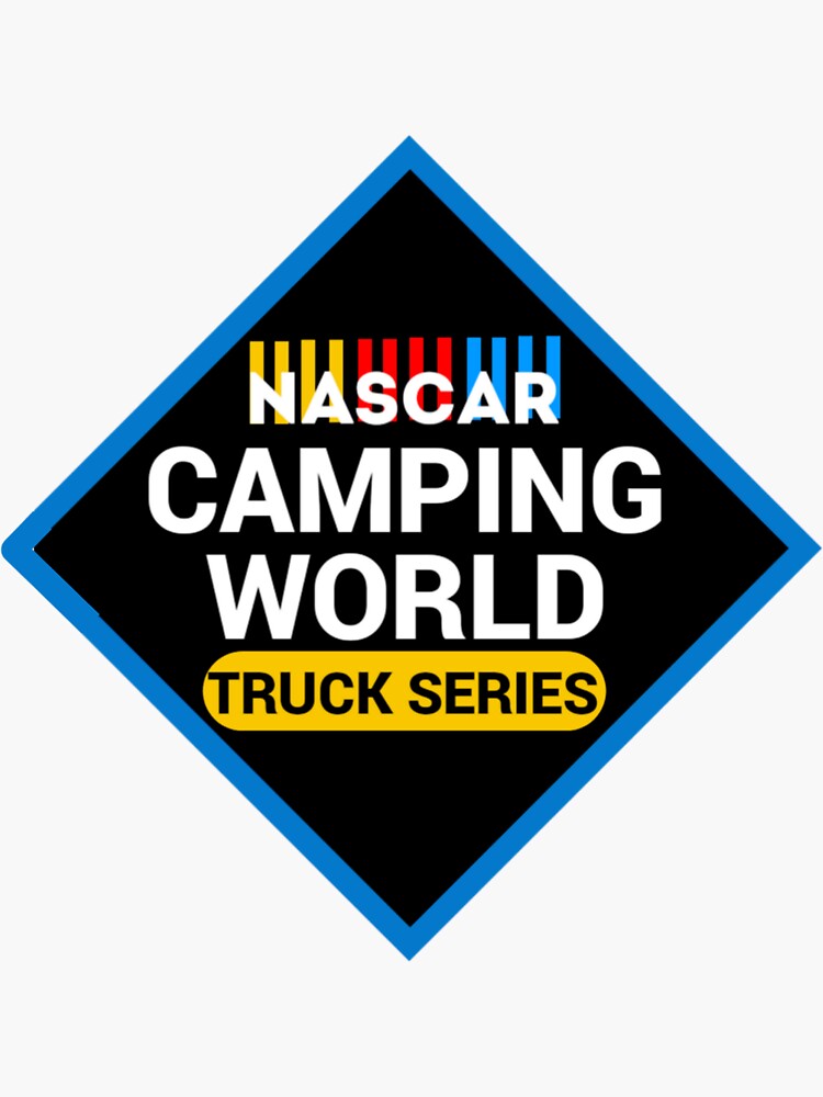 "Nascar Camping World Truck Series" Sticker for Sale by fanda1 | Redbubble
