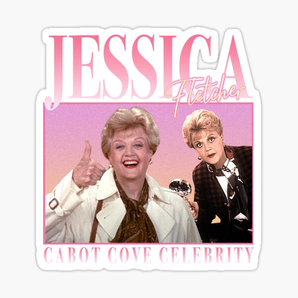 "90'S RETRO STYLE JESSICA FLETCHER" Sticker for Sale by GiuliaHepburn ...