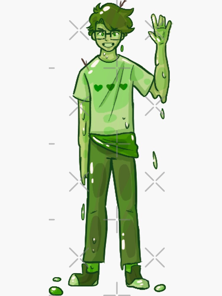 "Origin SMP Slimecicle" Sticker for Sale by LeafAnimations | Redbubble