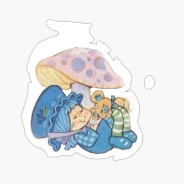 "Blueberry Muffin Sleepy Strawberry Shortcake Print" Sticker for Sale ...