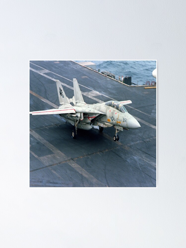 "U.S. Navy F-14 Tomcat Fighter Jet" Poster for Sale by hastlefree ...
