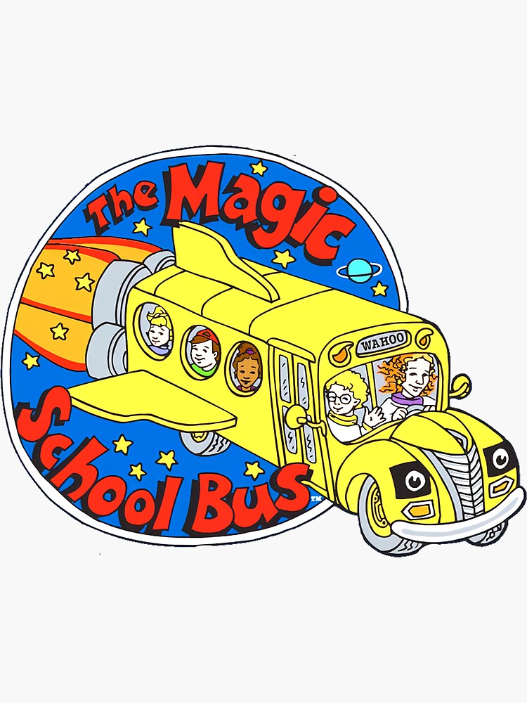 "The Magic School Bus" Sticker for Sale by heyimadoctor | Redbubble