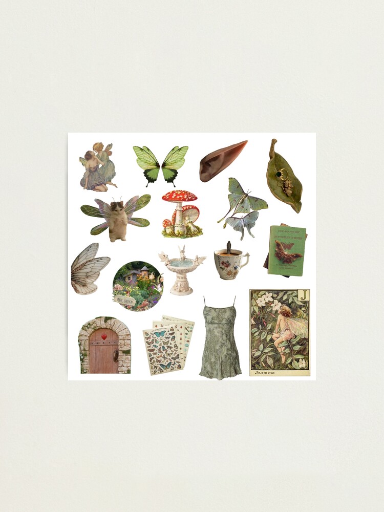"fairycore sticker pack" Photographic Print for Sale by EmikoNamika ...