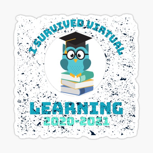 "Virtual Learning Survivor, I Survived Virtual Learning" Sticker for ...