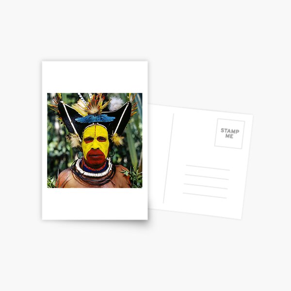 "Papua New Guinea Breathtaking Yellow-Face Huli Wigman (Photo ...