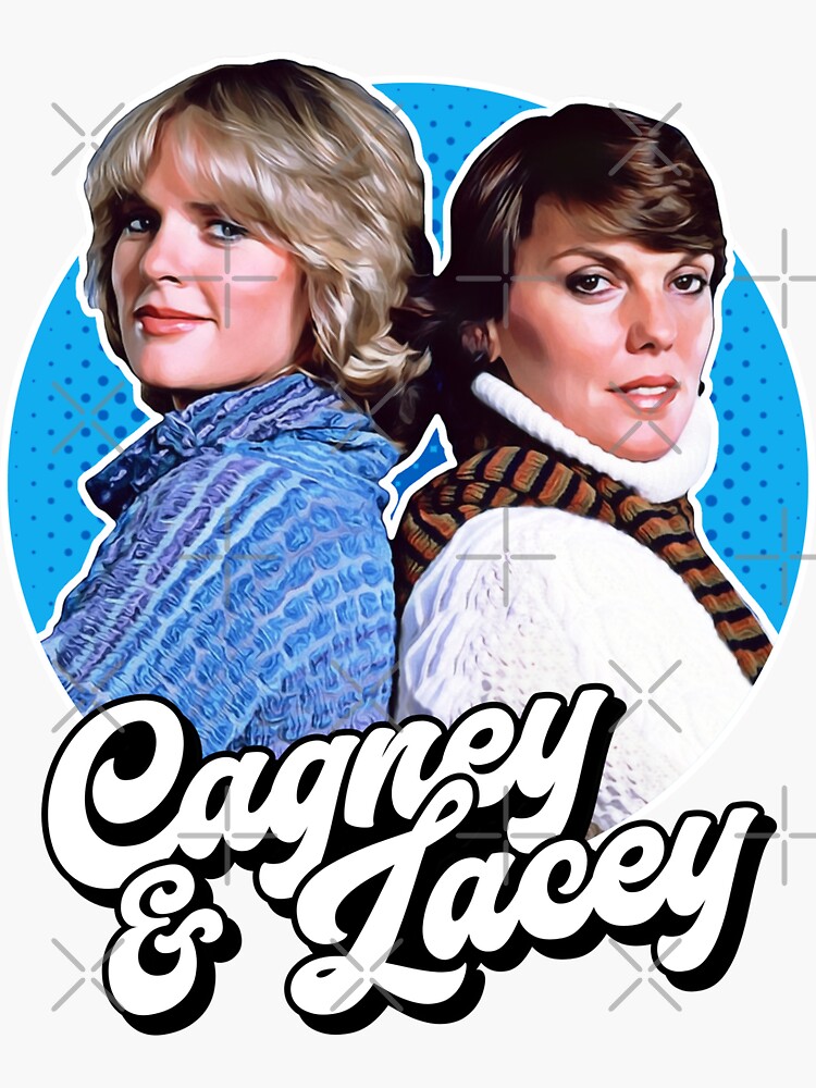 "Retro Cagney & Lacey Tribute" Sticker for Sale by acquiesce13 | Redbubble