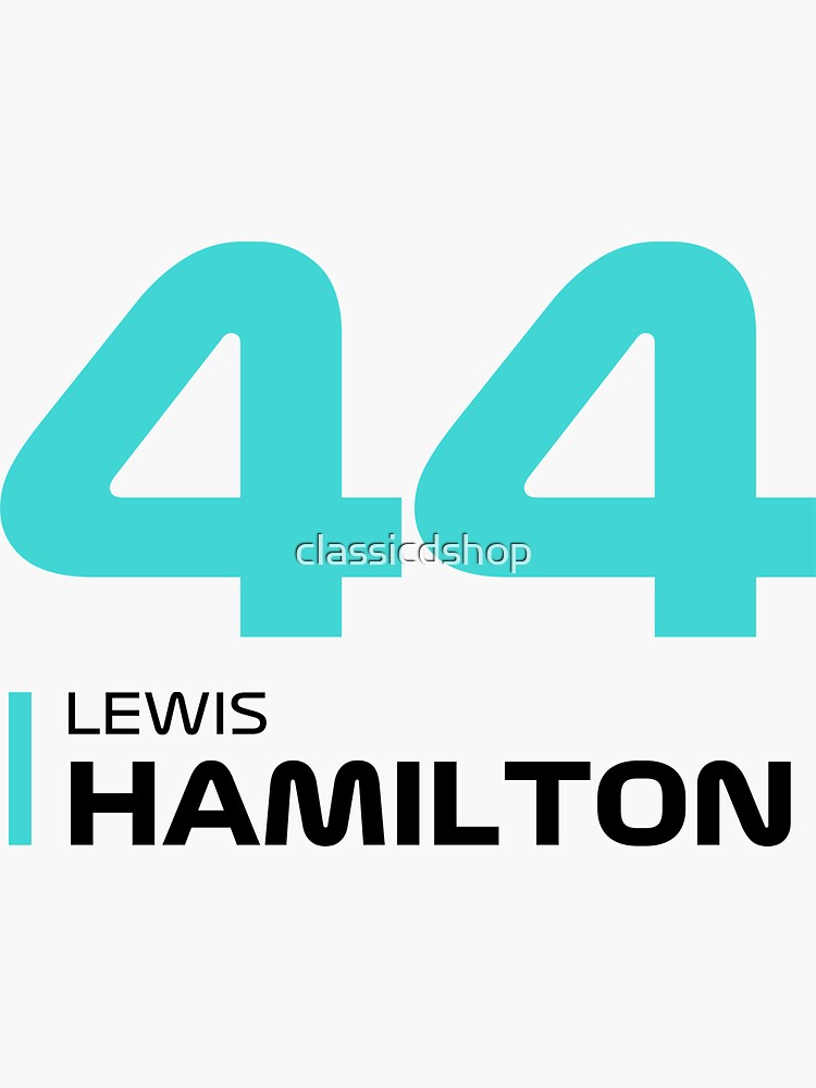 "f1 Lewis Hamilton" Sticker for Sale by classicdshop | Redbubble