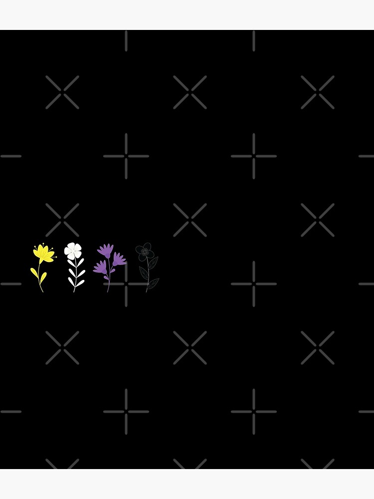 "Non Binary Flowers Gift, Proud Nonbinary, Non binary Gender Identity ...