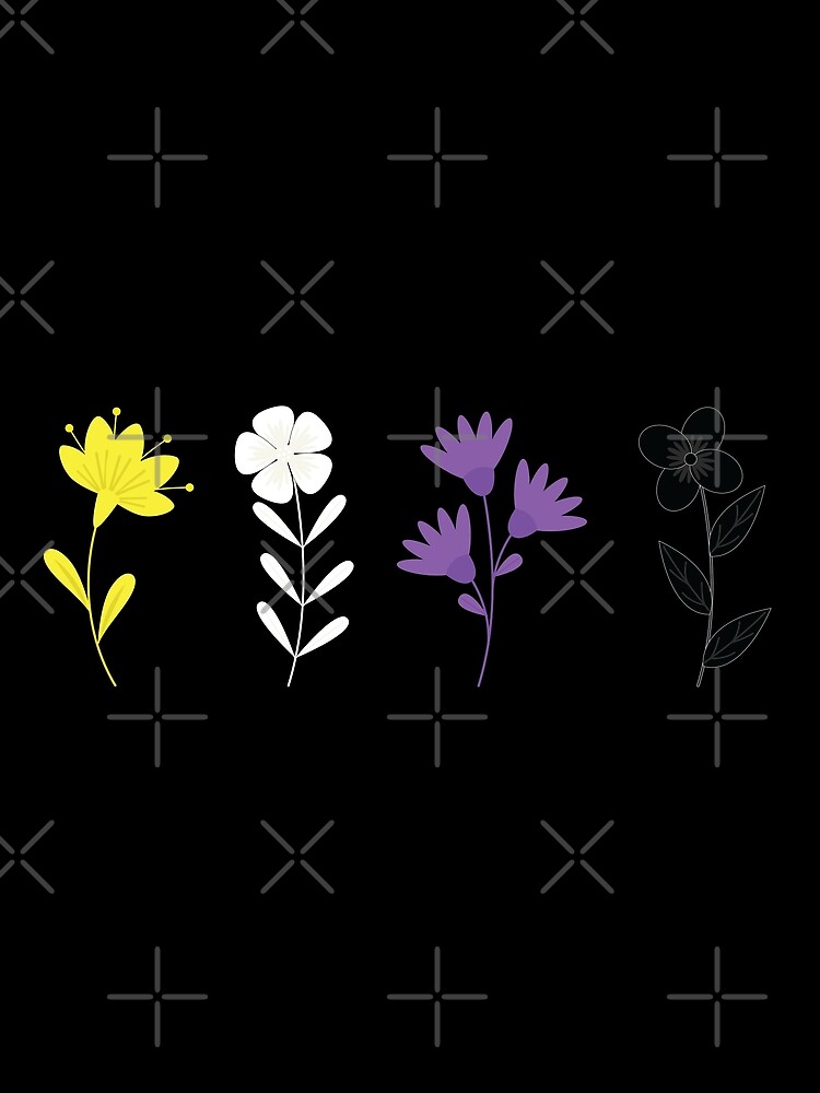 "Non Binary Flowers Gift, Proud Nonbinary, Non binary Gender Identity ...