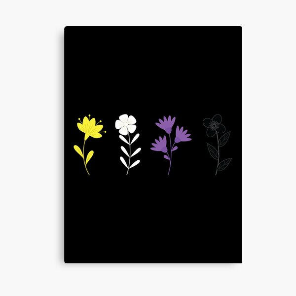 "Non Binary Flowers Gift, Proud Nonbinary, Non binary Gender Identity ...