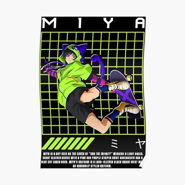 "MIYA LINE RECT " Poster for Sale by Miamin95 | Redbubble