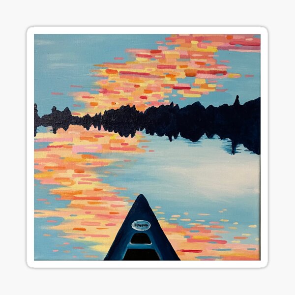 "Magical Evening " Sticker by KristinaThiex | Redbubble