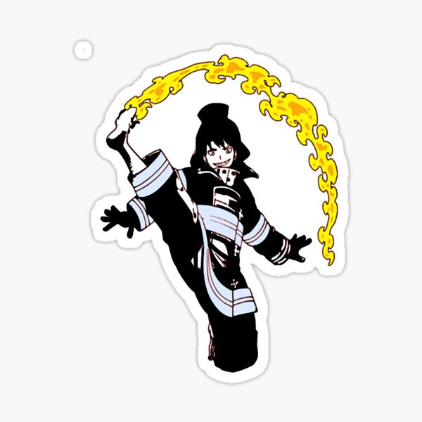 "Shinra Fire Force " Sticker by PitschHaile1991 | Redbubble