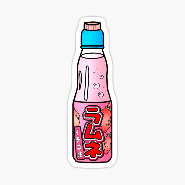 "Strawberry Ramune" Sticker for Sale by noellestickies | Redbubble