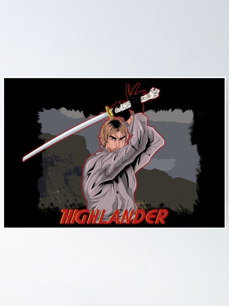 "Connor MacLeod - Background variant" Poster for Sale by PaCArt03 ...