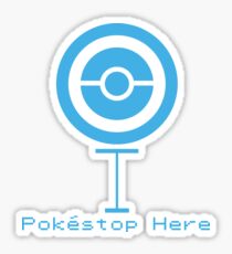 Pokestop Stickers | Redbubble
