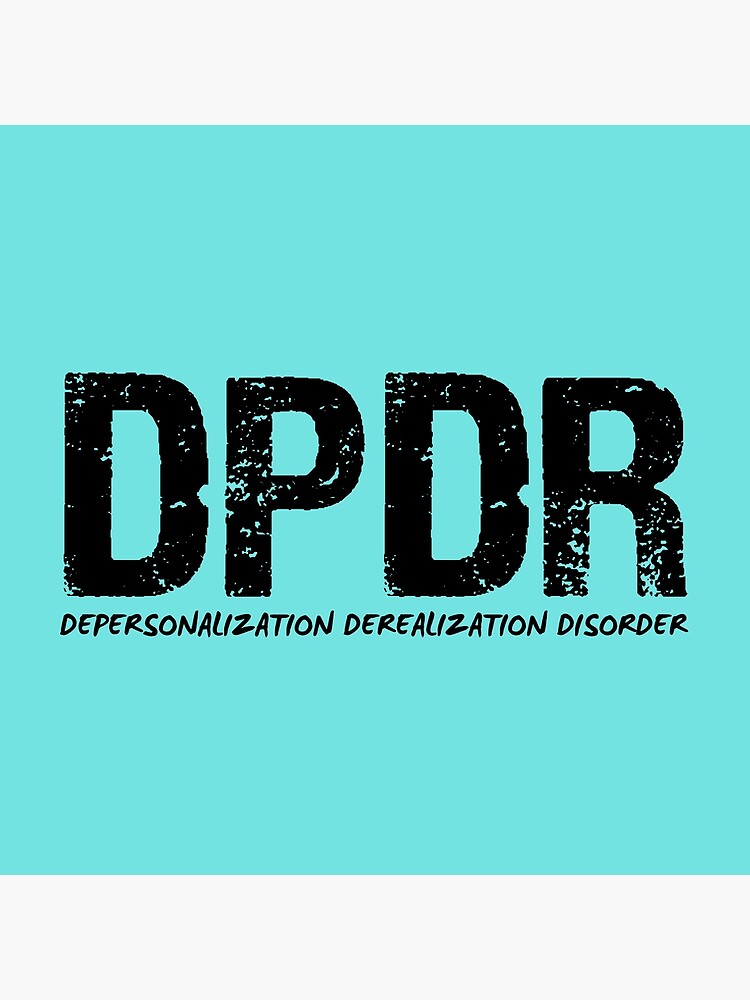 "Vintage DPDR depersonalization derealization disorder typography ...