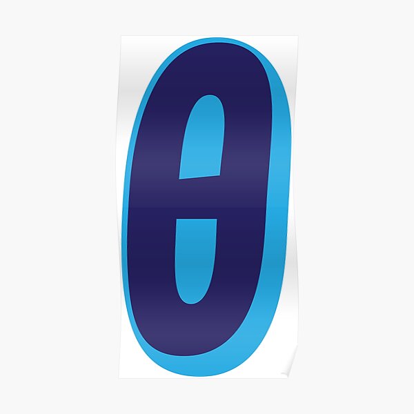 "Greek Letter Theta" Poster by samparsons52 | Redbubble