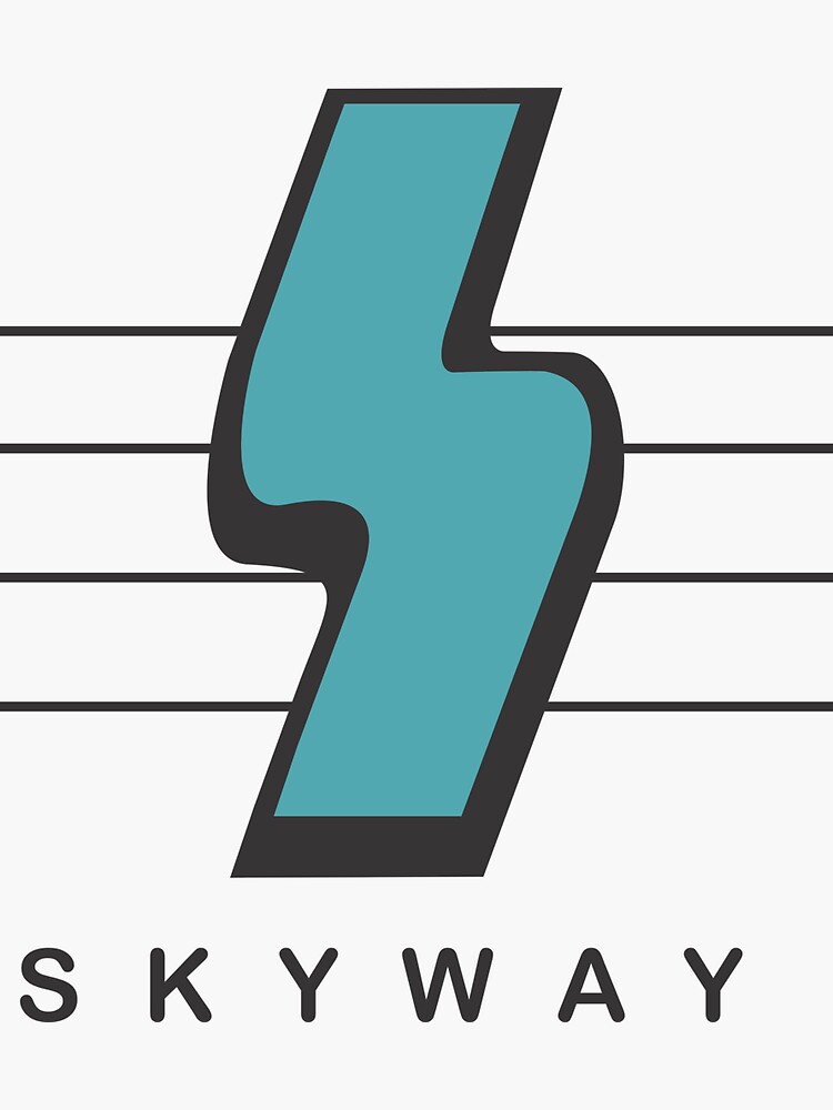 "skyway bmx logo " Sticker for Sale by efratyusufroni | Redbubble