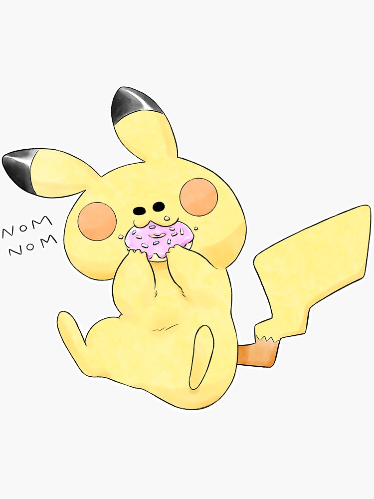"Mouse eating a donut :)" Sticker for Sale by willbiscool | Redbubble