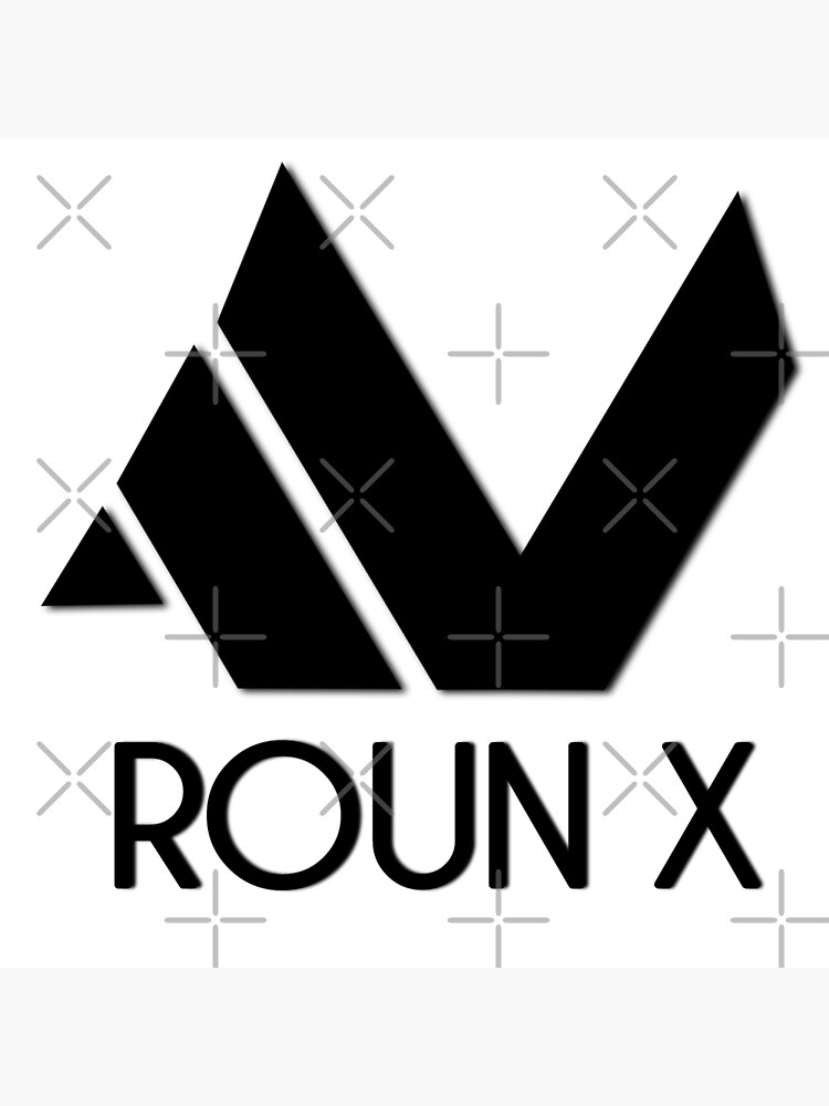"Black round x" Poster for Sale by Roun-X | Redbubble
