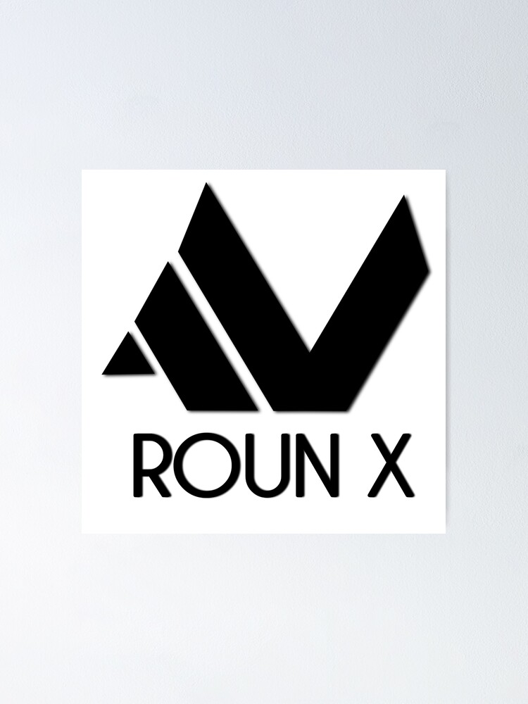 "Black round x" Poster for Sale by Roun-X | Redbubble